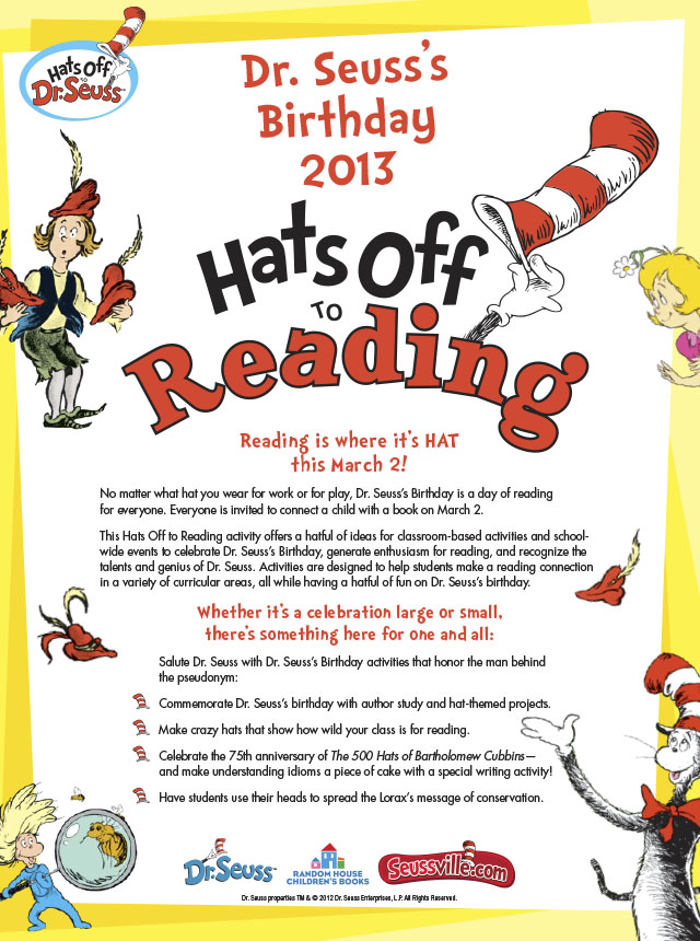 Dr. Seuss's Birthday - Seussville Dr. Seuss's Birthday - Seussville