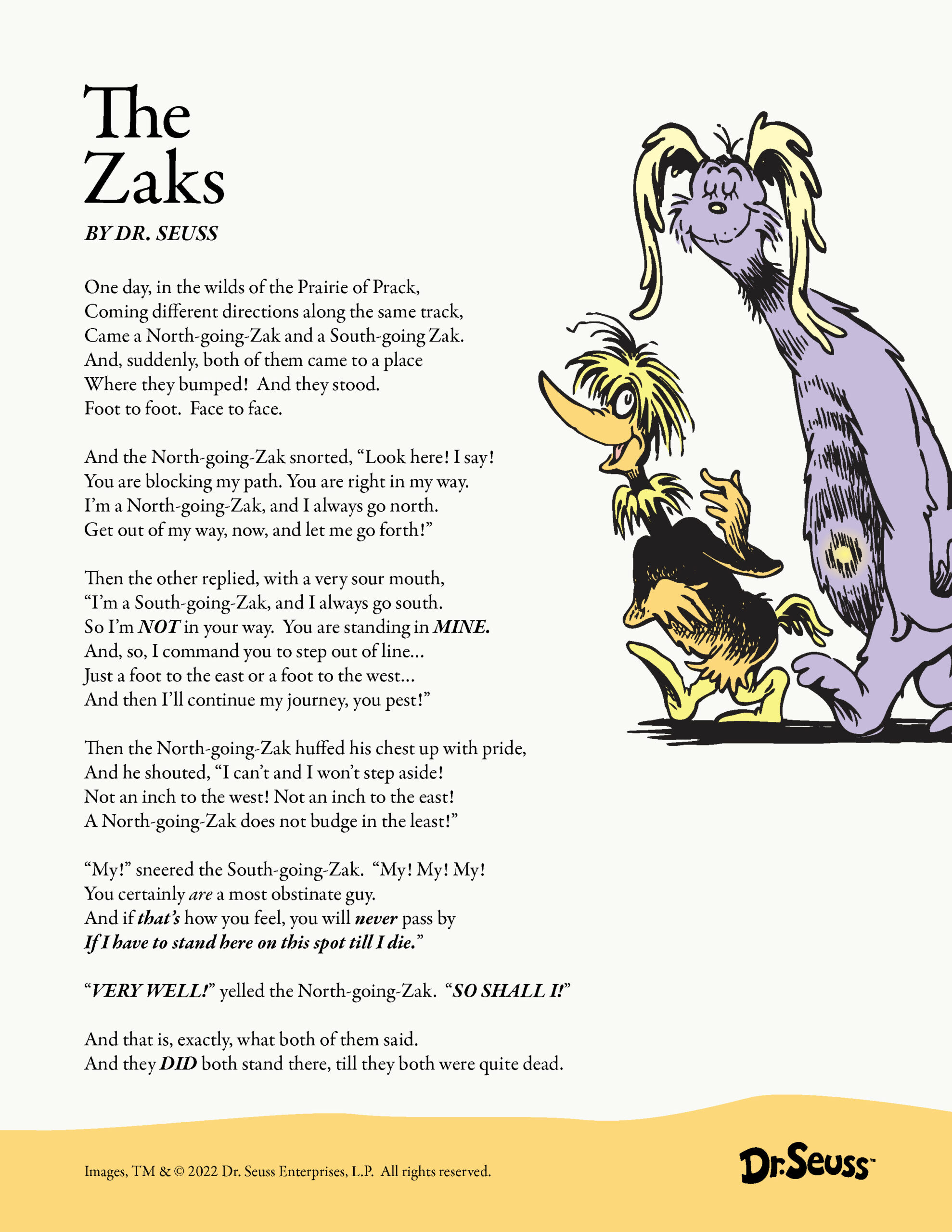 Lost Poems By Dr Seuss Seussville