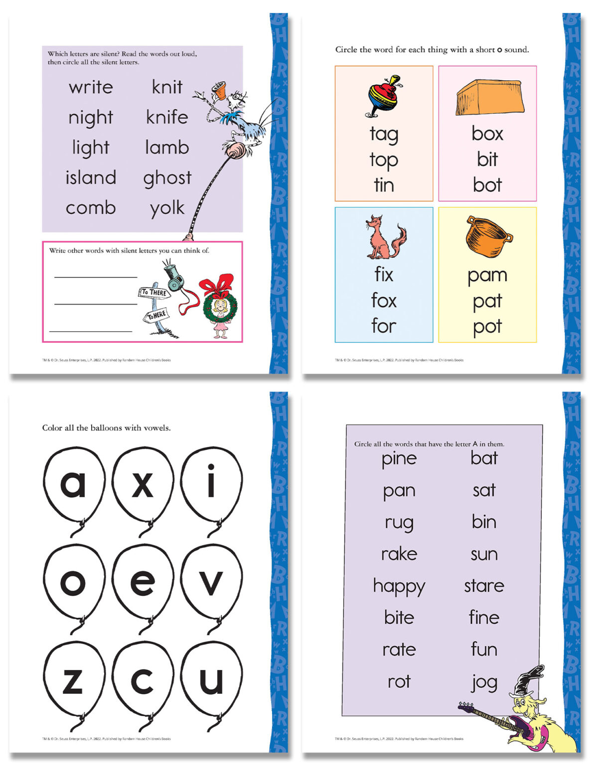 Vowel Activity Packet - Seussville